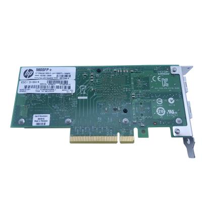 China HPE Ethernet 10Gb 2-Port 560SFP+ Network Adapter with 40Gbps Bandwidth and PCIe v2.0 x8 Interface for sale
