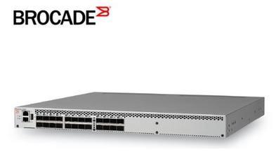 China Brocade BR-6510-24-8G-R SAN Switch 24 x 8Gb SFP+ Ports 768Gbps Throughput 1U Rack Mount for sale
