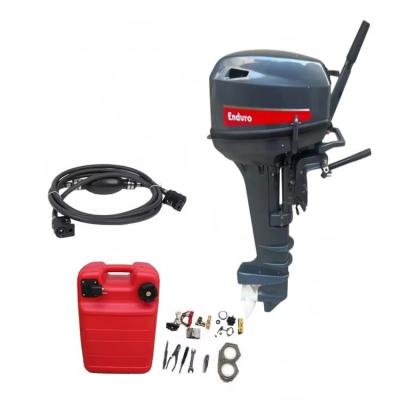 China 15hp Gasoline Boat Engine for Africa Gear at Side Yamaha 2-Stroke Outboard Fuel Type for sale