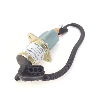 China Genuine Weichai Engine Parts 24v Flame Out Switch Control 13030192 Engine Solenoid Valve for sale