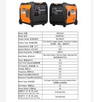 China 220V Inverter Portable Gasoline Generator Silent Set for High Power Outdoor Emergencies for sale
