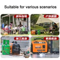 China 4200RPM 3.5KW 6.5KW Portable LPG/LNG Dual Fuel Silent Gas Gasoline Generator for sale