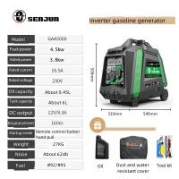 China Remote Start System 4.8kw Inverter Generator Silent Gasoline Portable Power for Home for sale
