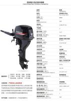 China Picture Shows Hangkai 4 Stroke Outboard Motor 6.5HP 20HP for Boat Engine for sale
