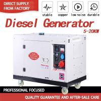 China 5-10KW Output Power Silent Diesel Generator Set for Small Businesses and Factories for sale