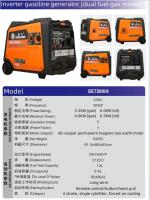 China Portable Camping Generator 5.5kw 6.5kw Propane LPG Gas Gasoline Dual Fuel for at Home for sale
