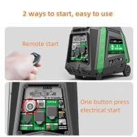 China Home 4.8kw Power Mini Frequency Conversion Gasoline Generator with Rated Voltage 230V for sale