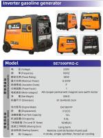 China Silent and Powerful Portable Generator for Home Remote Start Variable Frequency for sale