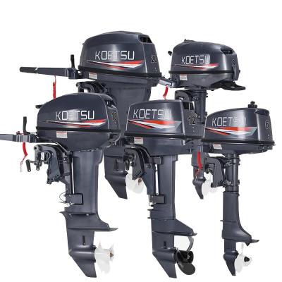 China OUTBOARD Engine 4hp 6hp 12hp 18hp 30hp 40hp 2 Stroke Inflatable Boat With Outboard Motor for sale