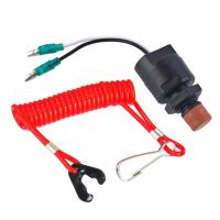 China Replace/Repair Purpose Yamaha Outboard Key Switch 6E9-82575-09 for Pull Rope Hook Flameout for sale