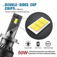 China 30000LM Car Headlight Bulbs H4 H1 H11 Led Headlight H4 Voltage 9-30V OE No. H4/H7 for sale