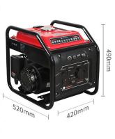 China 3kw5 kilowatt 220v gasoline Power Station Portable Outdoor Camping Mobile Generators for sale
