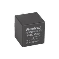 China Miniature 12V 40A 5Pin Automotive Electromagnetic Relay Sealed Protection Black Color for sale