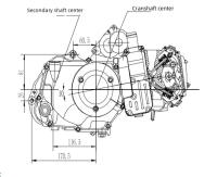 China 140cc Water Cooled Horizontal Yinxiang Motorcycle Engine Assembly Upgrade for Repair for sale