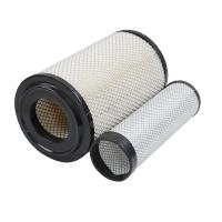 China Yuchai Generator Engine Parts Black PU Single Pass Air Filter with HV Filter Paper for sale