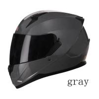 China Double certified motorcycle helmet with Double lens full cover and breathable design for sale