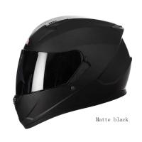 China Double certified motorcycle helmet with Double lens full cover and breathable design for sale