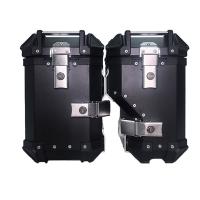 China 38L Motorcycle Trunk and 45L Side Box in Thick Pattern with Aluminium Alloy Texture for sale
