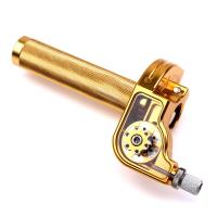 China Throttle Response CNC Large Twist Oil Adjustable Handle Oiler 22mm Motorcycle Handle for sale