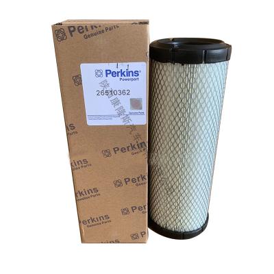 China Aftermarket Excavator Air Filter 26510362 for PERKINSA Generator Set Replace/Repair for sale