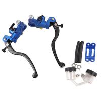 China 81 Handlebar Motorcycle Lever Assembly with Semimetal Texture and Adjustable Handgrip for sale