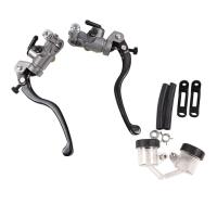 China 81 Handlebar Motorcycle Lever Assembly with Semimetal Texture and Adjustable Handgrip for sale