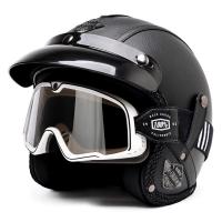 China Popular Vintage Prince Cruise Motorcycle Helmet Electric 3/4 Helmet for Summer Riding for sale
