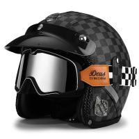 China Popular Vintage Prince Cruise Motorcycle Helmet Electric 3/4 Helmet for Summer Riding for sale