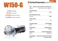 China Zongshen W150-G ZS155 GPX 155cc Horizontal Engine with CDI Ignition Method Oil Cooled for sale