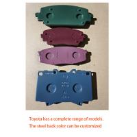 China - D1210 Auto Parts Front Brake Pad for Toyotas Japanese Car D2274 P83079 04465-02220 for sale