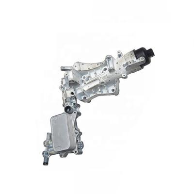 China Mercedess Benzz 6261800011 Engine Oil Cooler Assembly with Bracket Filter Base for sale