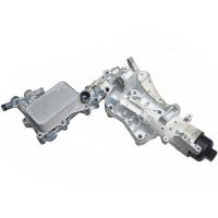 China Mercedess Benzz 6261800011 Engine Oil Cooler Assembly with Bracket Filter Base for sale