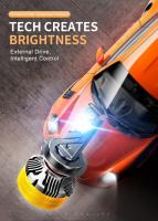 China Experience Brighter and Clearer Vision with H4 H11 H7 LED Lens Headlight Bulb 6000lm for sale