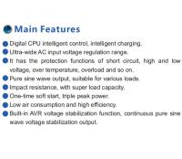 China Grandglow 3KW 230V Pure Sine Wave Off Grid Solar Inverter Single Phase Low Frequency for sale