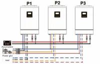 China 48V 5000W Parallel Hybrid Solar Inverter MPPT 450VDC Input Pure Sine Wave for sale