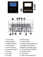 China 48V 5000W Parallel Hybrid Solar Inverter MPPT 450VDC Input Pure Sine Wave for sale
