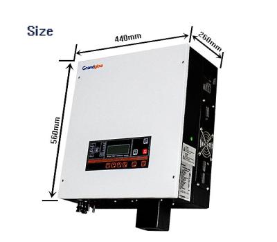 China Grandglow 5kW Grid Tied Solar Inverter 220V Single Phase High Efficiency MPPT IP65 for sale
