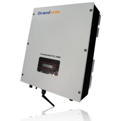 China Grandglow 3000W Single Phase On Grid Solar Inverter MPPT WiFi GPRS IP65 for sale