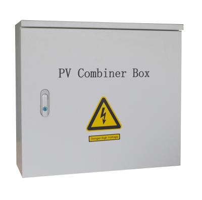 China 20 Input 3 Output 500V DC Solar PV Combiner Box with 63A Breaker 1kW to 10kW for sale