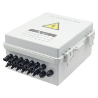 China 20 Input 3 Output 500V DC Solar PV Combiner Box with 63A Breaker 1kW to 10kW for sale