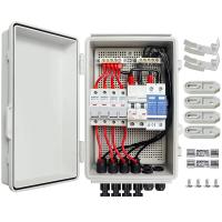 China 20 Input 2 Output 1000VDC PV String Combiner Box with IP65 Monitoring for sale