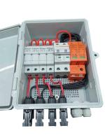 China 20 Input 1 Output 1000VDC PV Combiner Box with 50A Air Circuit Breaker for Solar Panel Protection for sale