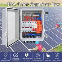 China 14 Input 2 Output 1000VDC PV Solar Combiner Box with SPD and Fuse Protection for sale
