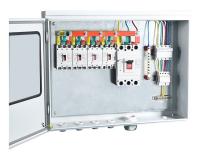 China 14 String 2 Out 1000VDC Solar PV Combiner Box 4 In 1 Out Waterproof IP65 Outdoor for sale