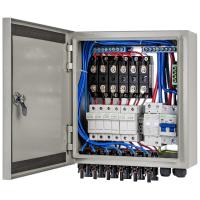 China 14 String 2 Out 1000VDC Solar PV Combiner Box 4 In 1 Out Waterproof IP65 Outdoor for sale