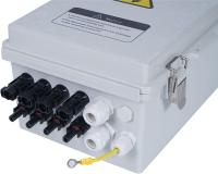China 36 In 2 Out 500VDC Solar Combiner Box 2 4 6 8 12 24 String PV Array Power Meter for sale