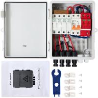 China 30 Input 2 Output DC Solar Combiner Box 1000V with Lightning Arrester for Photovoltaic Array for sale