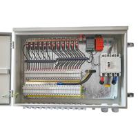 China Longmax PV Combiner Box 4 In 1 Out 500VDC Solar Combiner for Wiring Blocks for sale