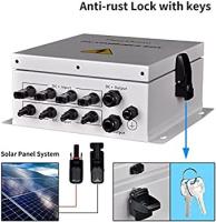 China Longmax PV Combiner Box 4 In 1 Out 500VDC Solar Combiner for Wiring Blocks for sale