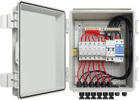 China 16 in 1 Out 1000VDC Solar Combiner Box PV System Overcurrent Protection IP65 for sale